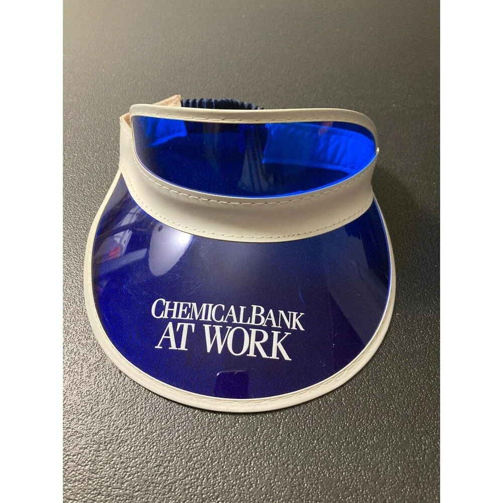 Unbranded | Accessories | Vintage Chemical Bank At Work Clear Visor ...